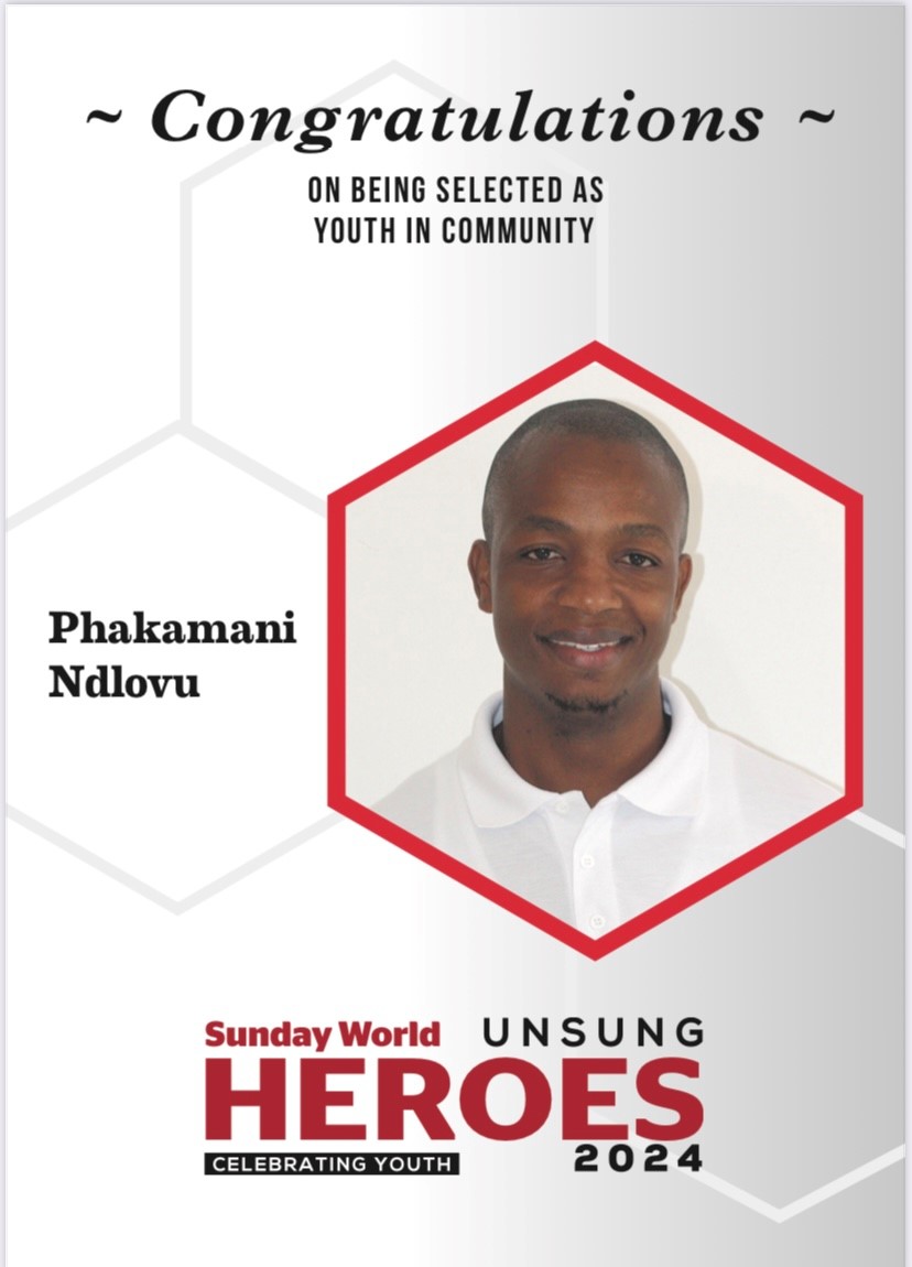 DUT CSERI INCUBATEE SELECTED AS UNSUNG HEROE 2024-YOUTH IN COMMUNITY ...